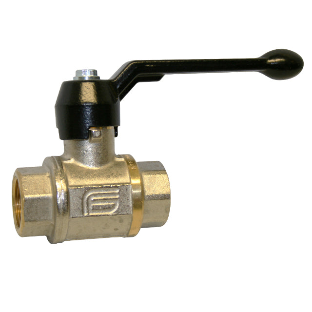 1" Brass Ball Valve Vented. VS2351 | thevalveshop.co.uk